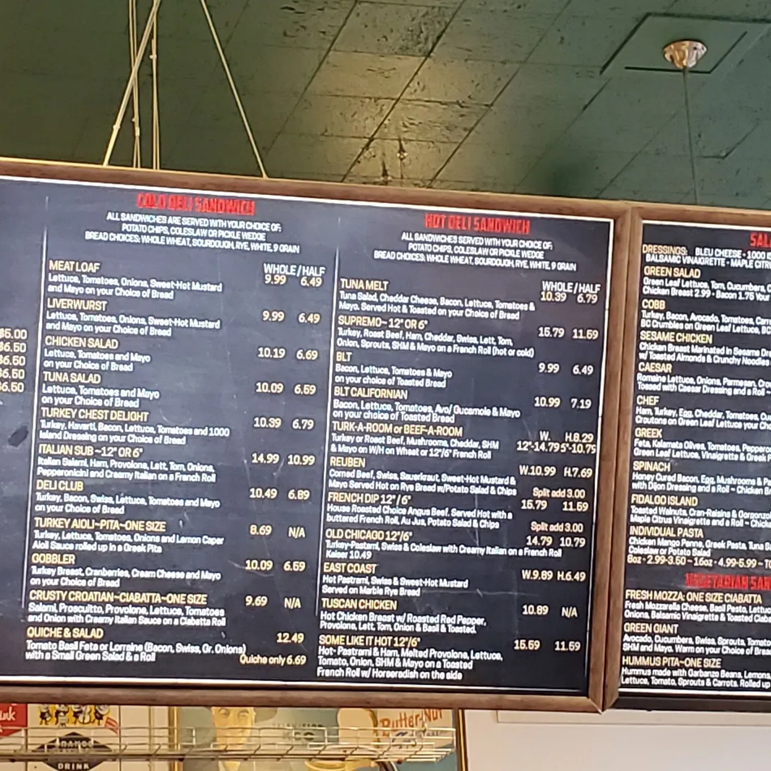 GERE-a-DELI Menu - Updated October 2025