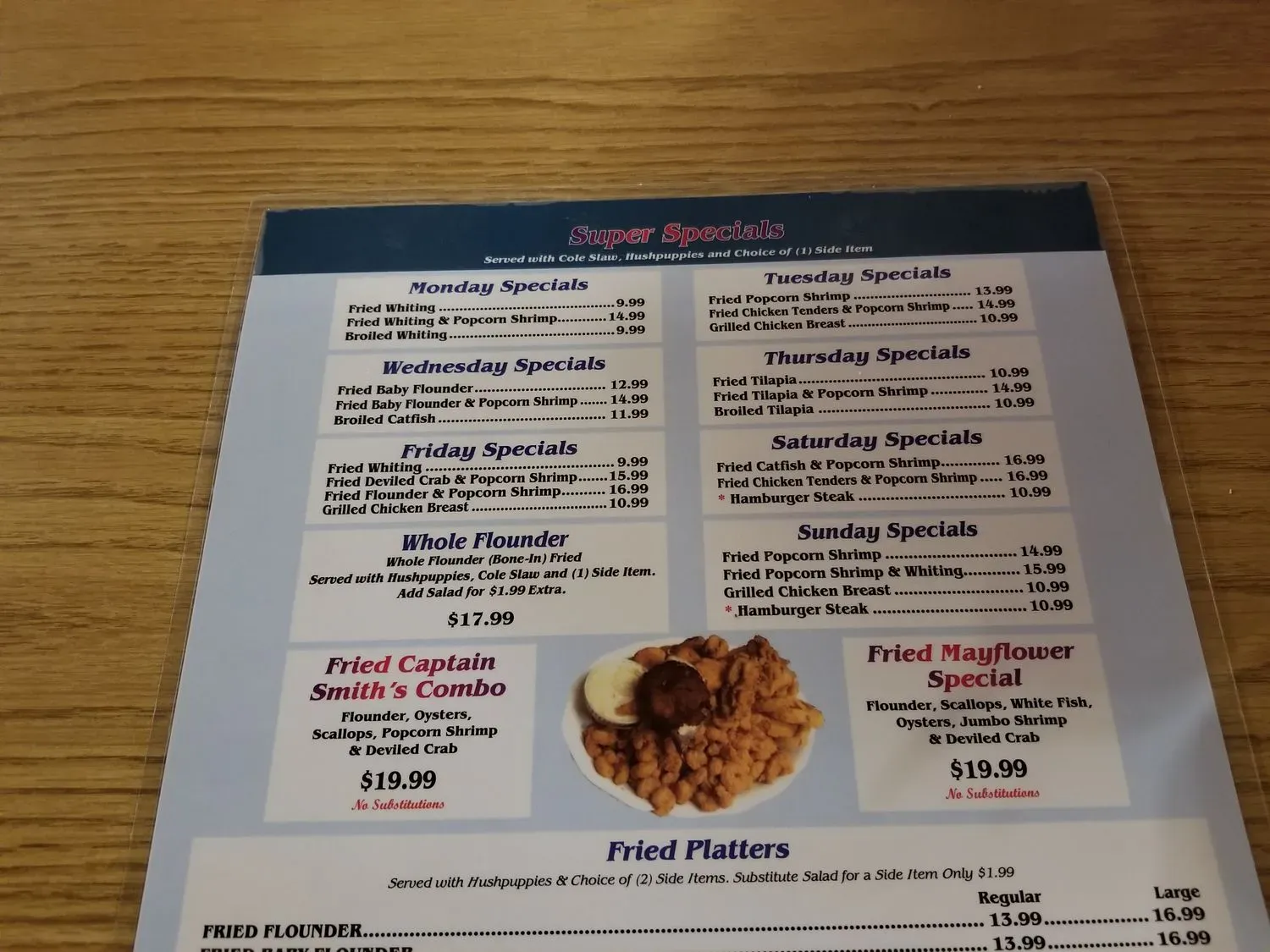 Mayflower Seafood Restaurant Menu - Updated October 2025