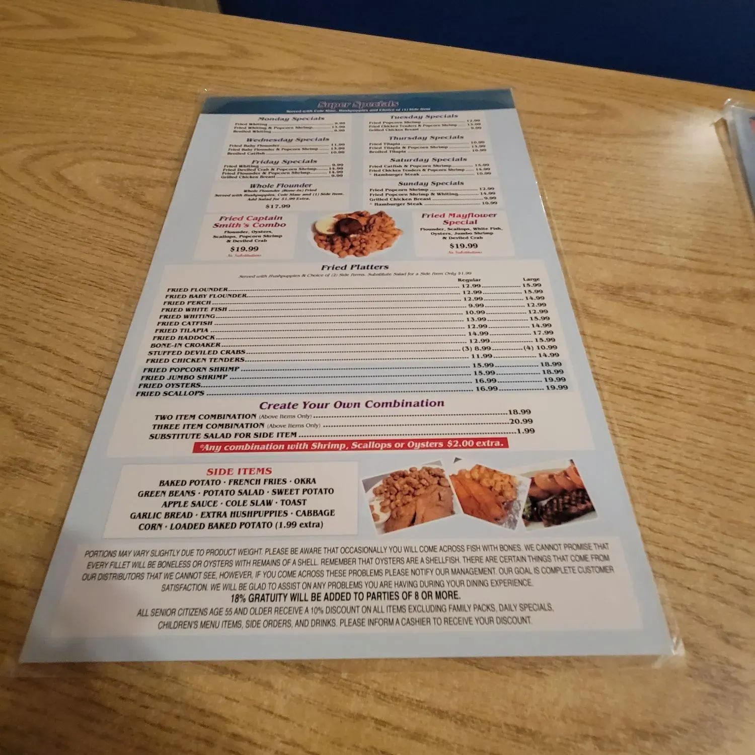 Mayflower Seafood Restaurant Menu - Updated October 2025