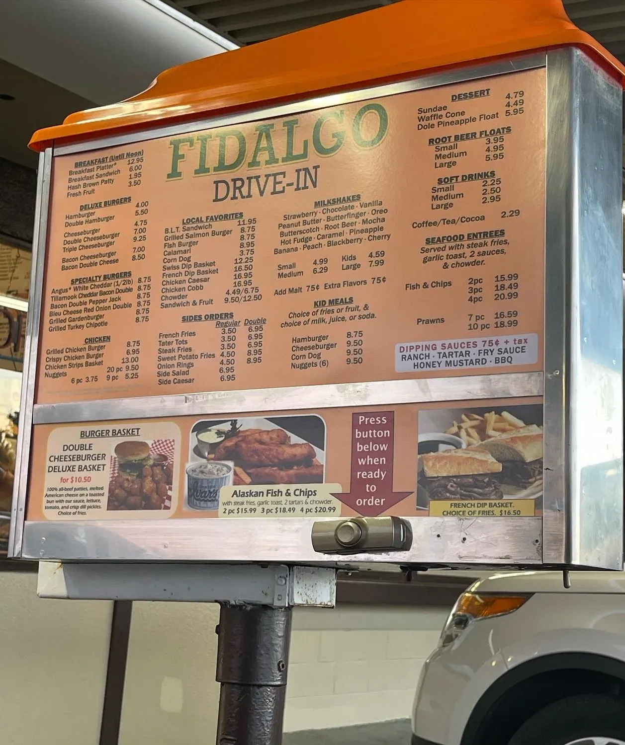 Fidalgo Drive-In Menu | Anacortes, WA | Checkle