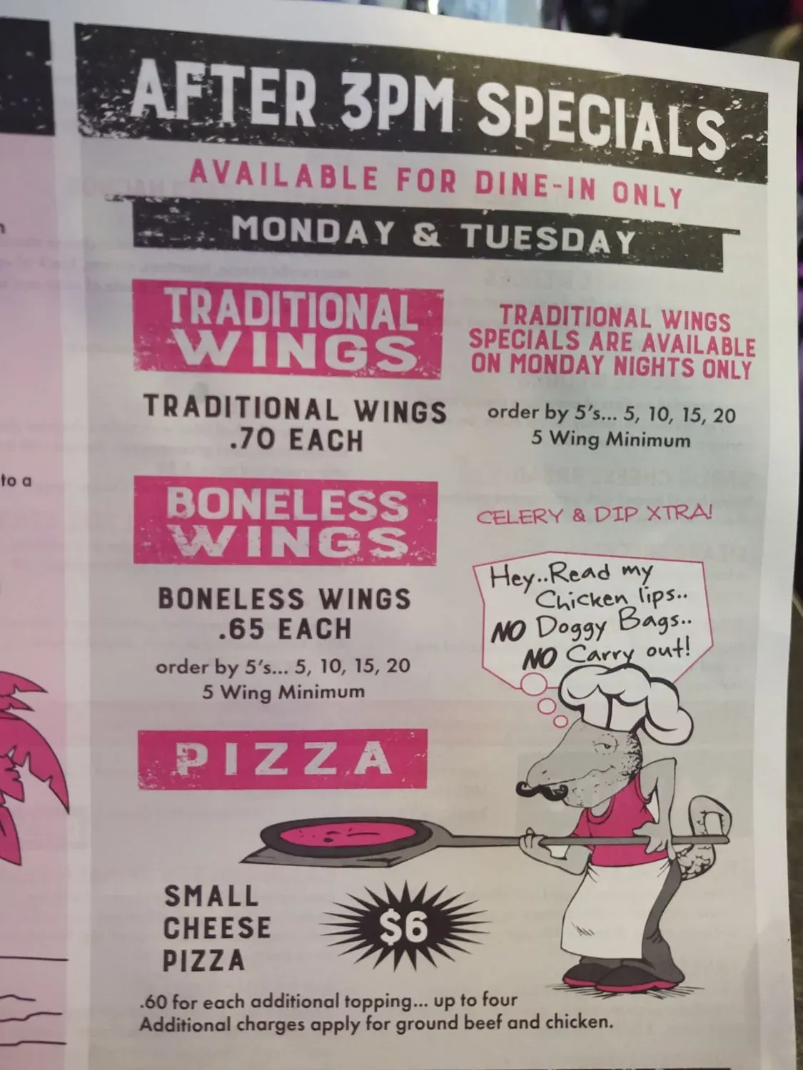 Winking Lizard Macedonia Menu - Updated October 2025