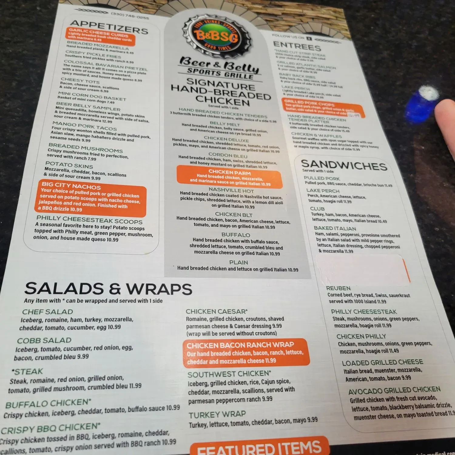 Winking Lizard Macedonia Menu - Updated October 2025