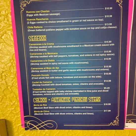 El Mercadito Del Mundo-Mexican Taqueria Menu | Mount Vernon, WA | Checkle