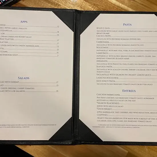 The Veranda Menu | Virginia Beach, VA | Checkle