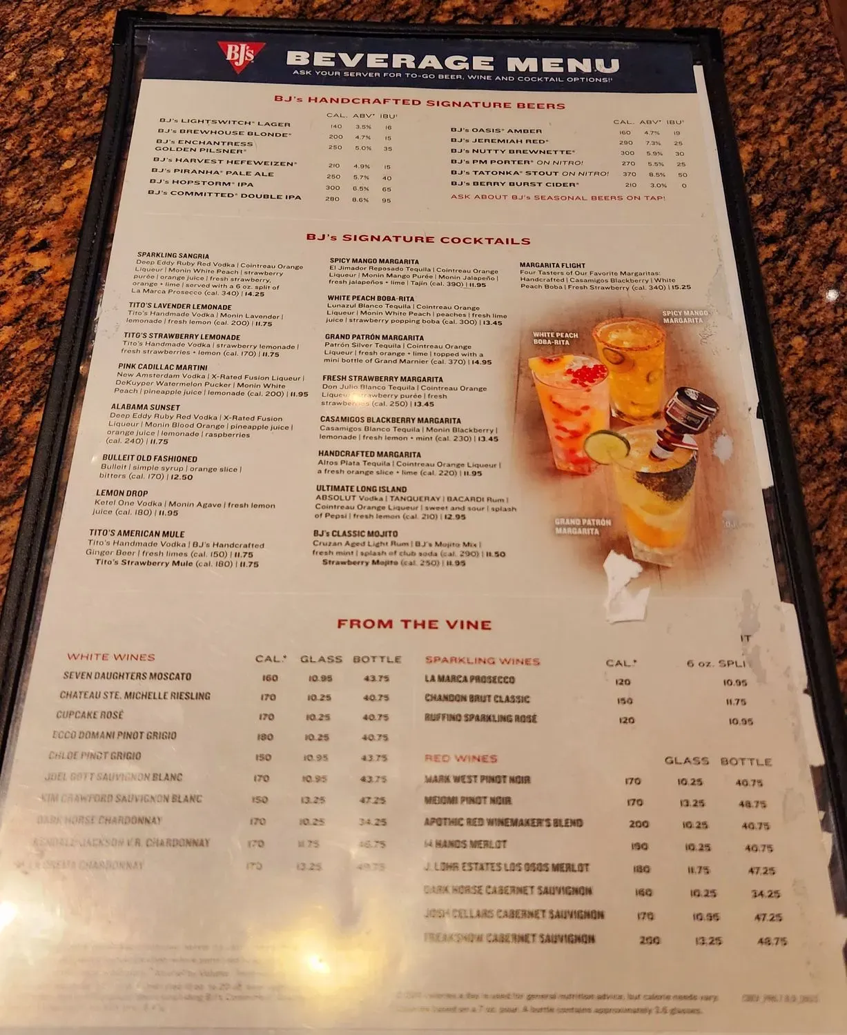 BJ's Restaurant & Brewhouse Menu - Updated October 2025