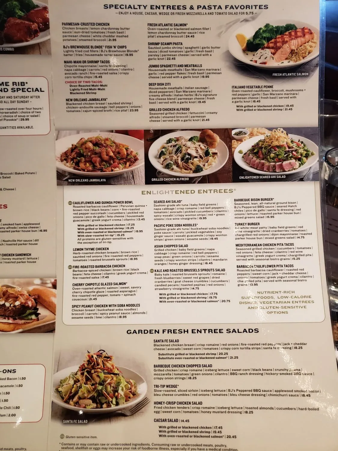 BJ's Restaurant & Brewhouse Menu - Updated October 2025