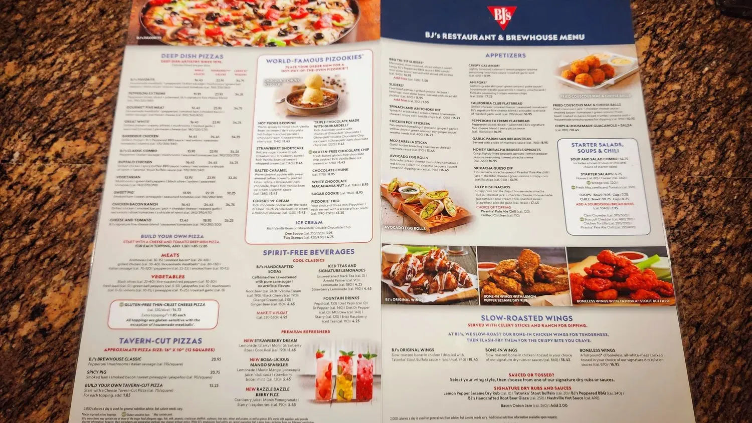 BJ's Restaurant & Brewhouse Menu - Updated October 2025