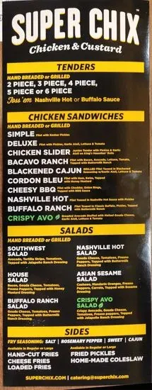 Super Chix - Chesapeake, VA - NOW OPEN !!!!! Menu | Chesapeake, VA ...