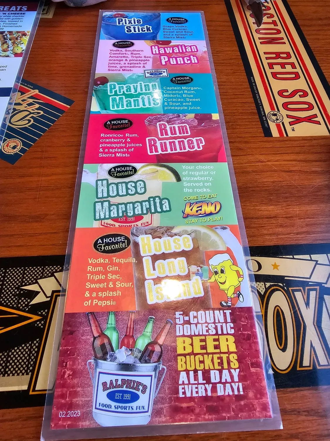 Ralphie's Sports Eatery Menu - Updated October 2025