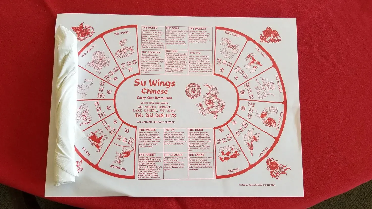 Su Wings Chinese Restaurant Menu - Updated October 2025