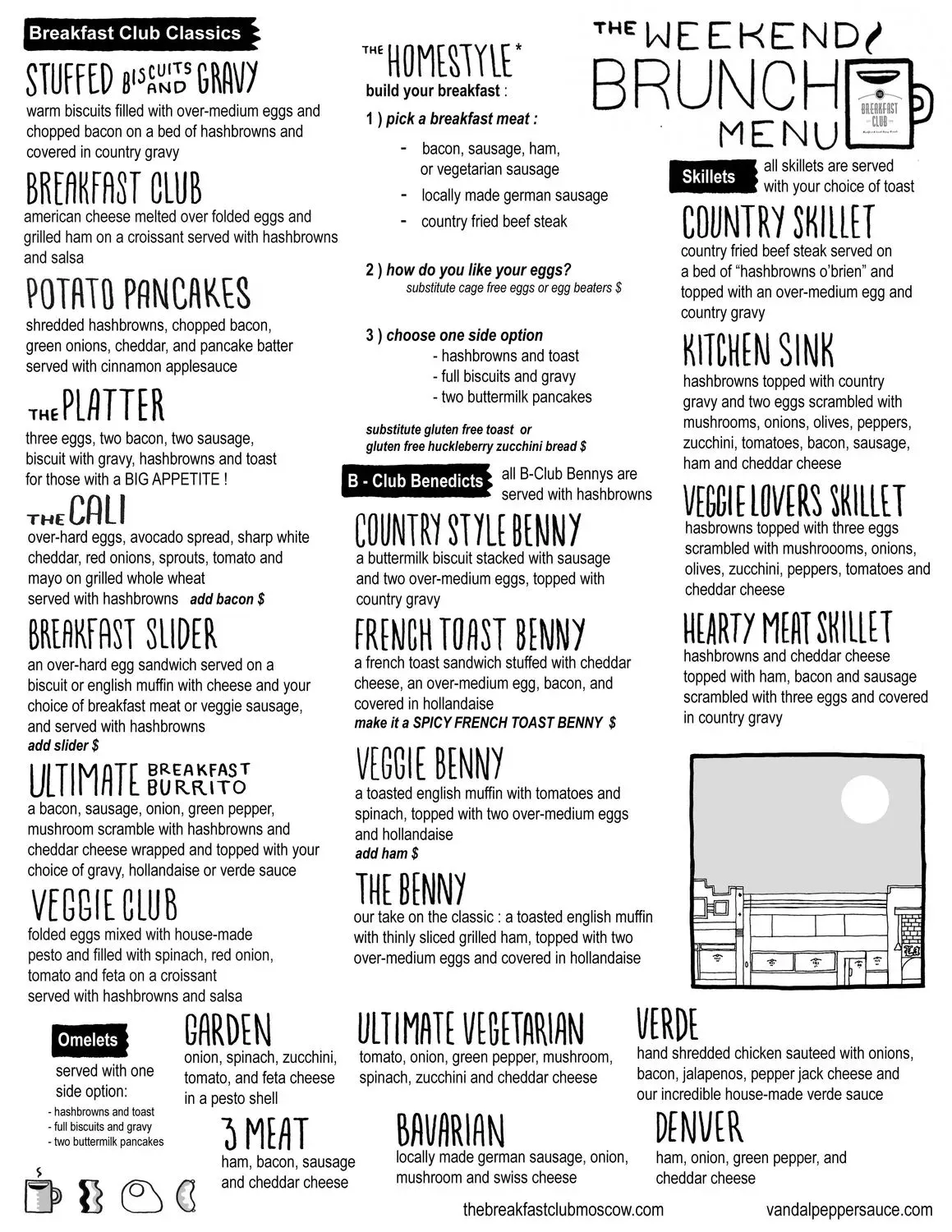 The Breakfast Club Menu - Updated October 2025