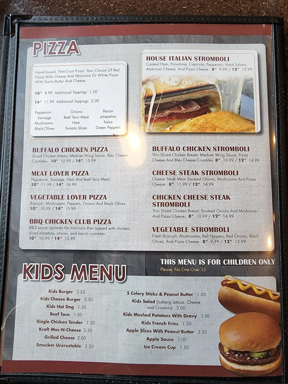 Mick's All American Pub Menu - Updated October 2025