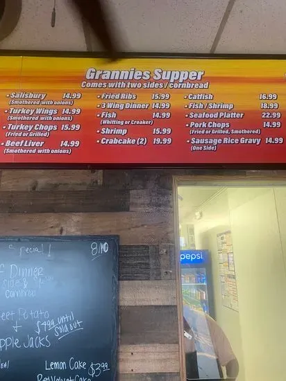 Grannies On Colley Menu | Norfolk, VA | Checkle