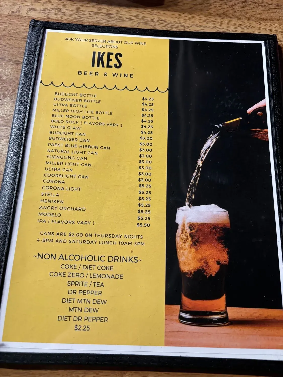 Ike's Korner Grille Menu - Updated October 2025