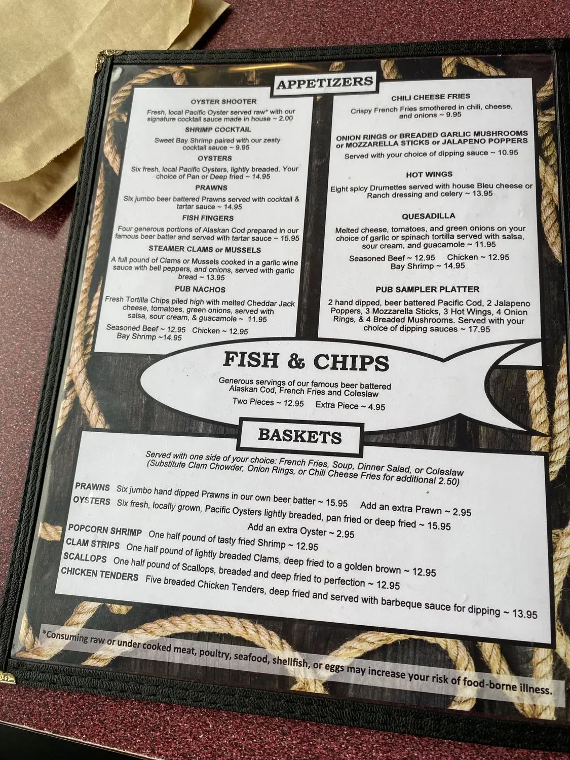 La Conner Pub & Eatery Menu - Updated October 2025