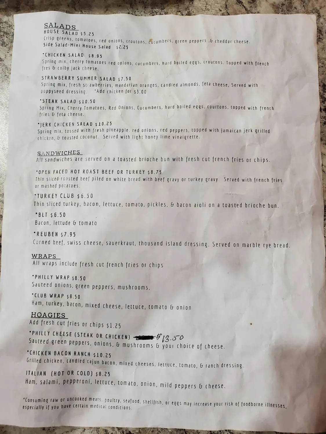 The Boxcar Restaurant LLC Menu - Updated October 2025