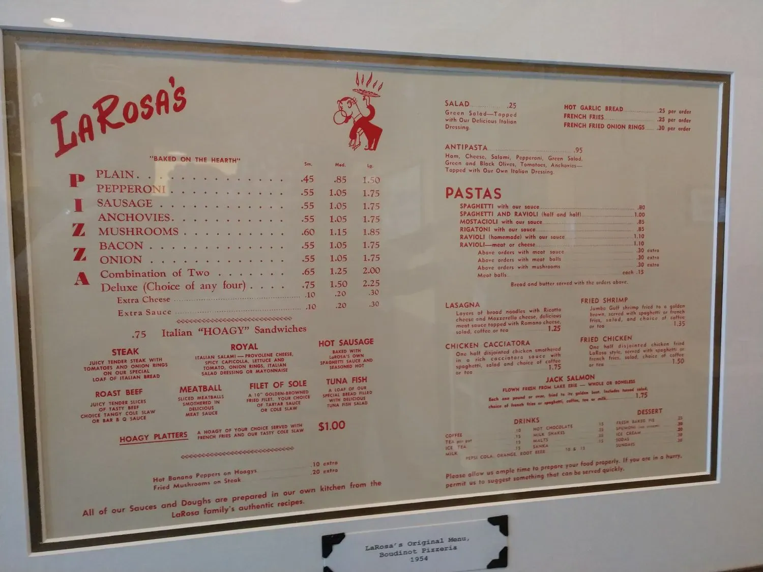 LaRosa's Pizza Lebanon Menu - Updated October 2025