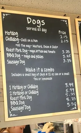 Saxon's Hotdogs Menu | Abbeville, SC | Checkle