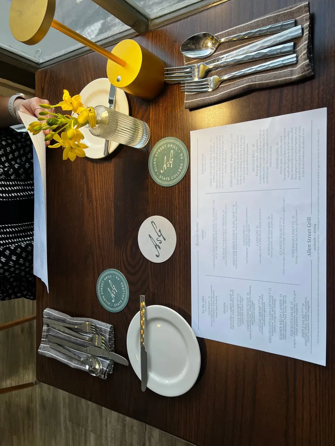 Allen Street Grill Menu - Updated October 2025