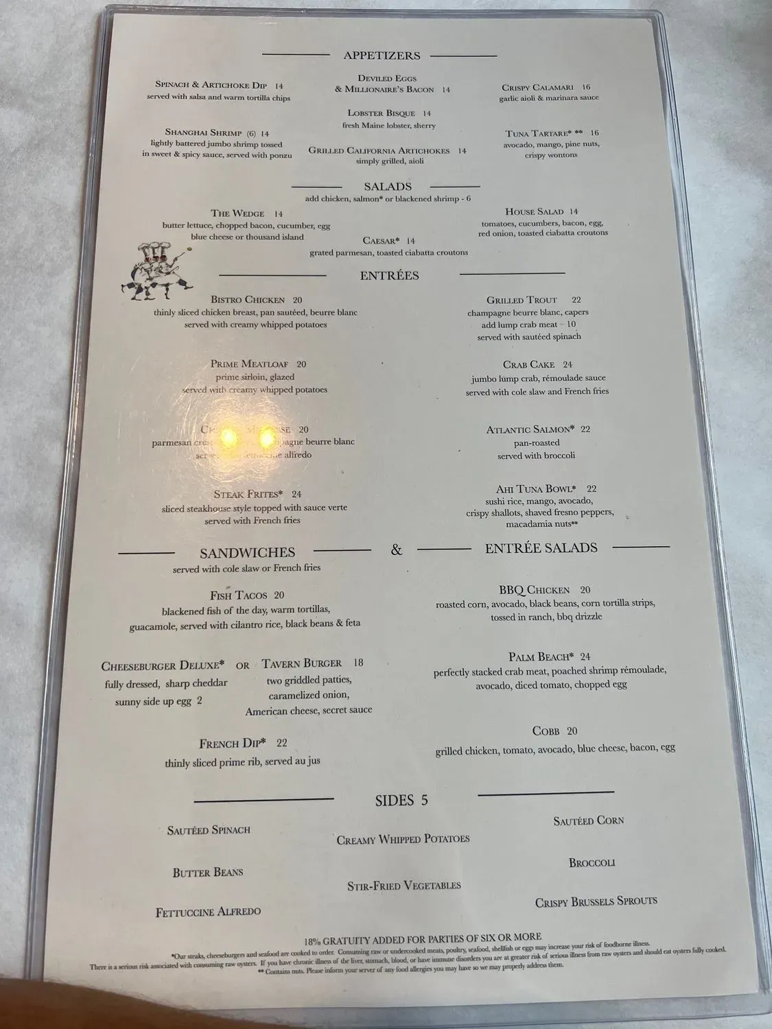 BrickTop's Menu - Updated October 2025