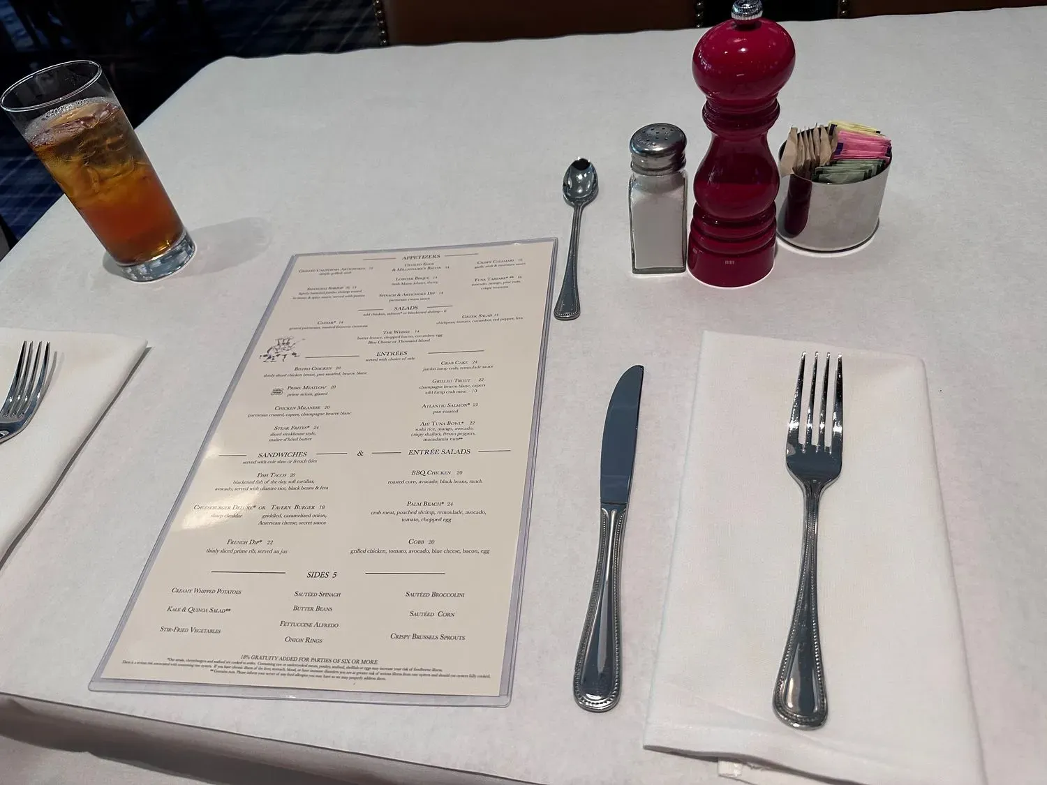 BrickTop's Menu - Updated October 2025