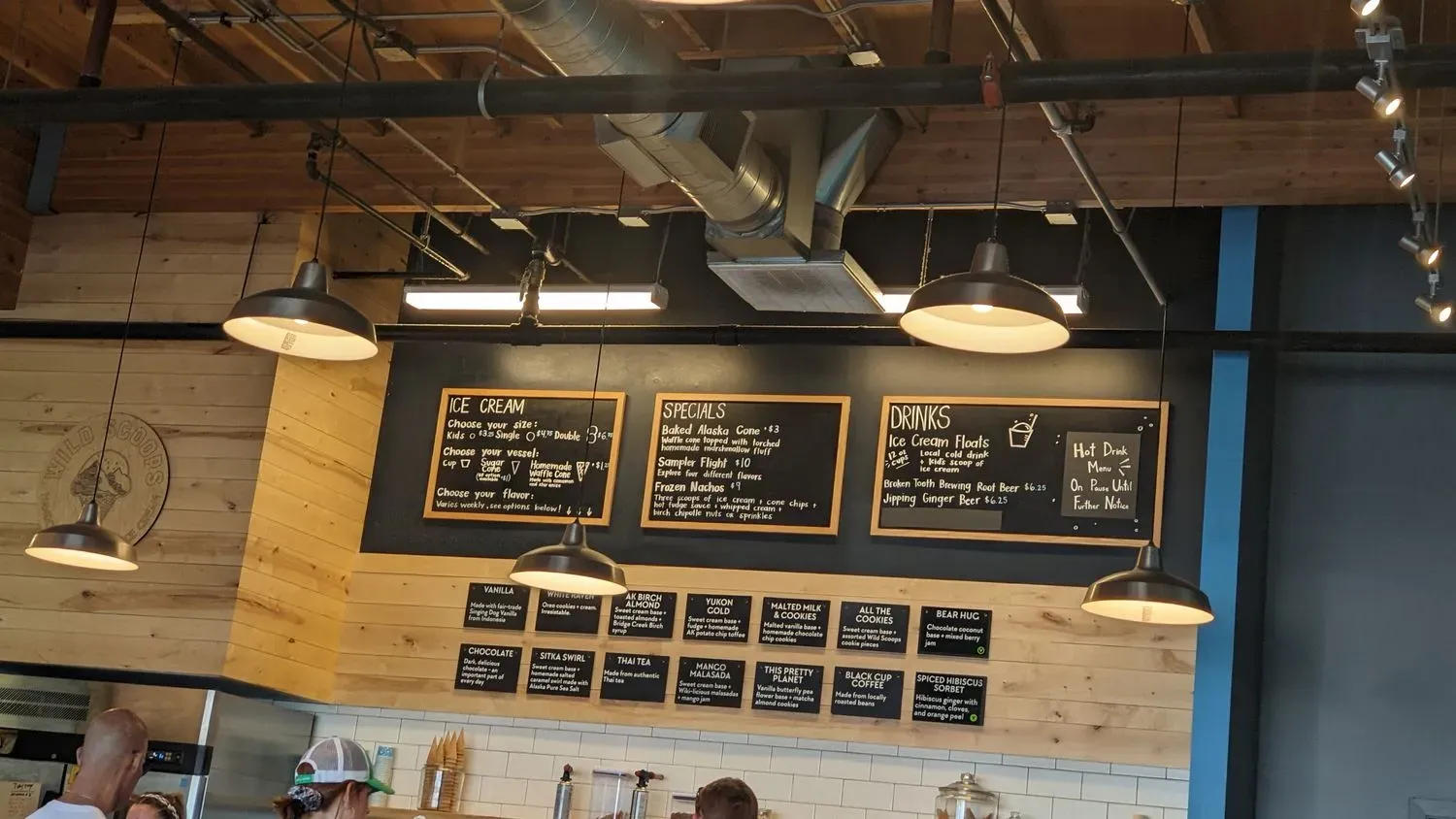 Wild Scoops Menu - Updated October 2025