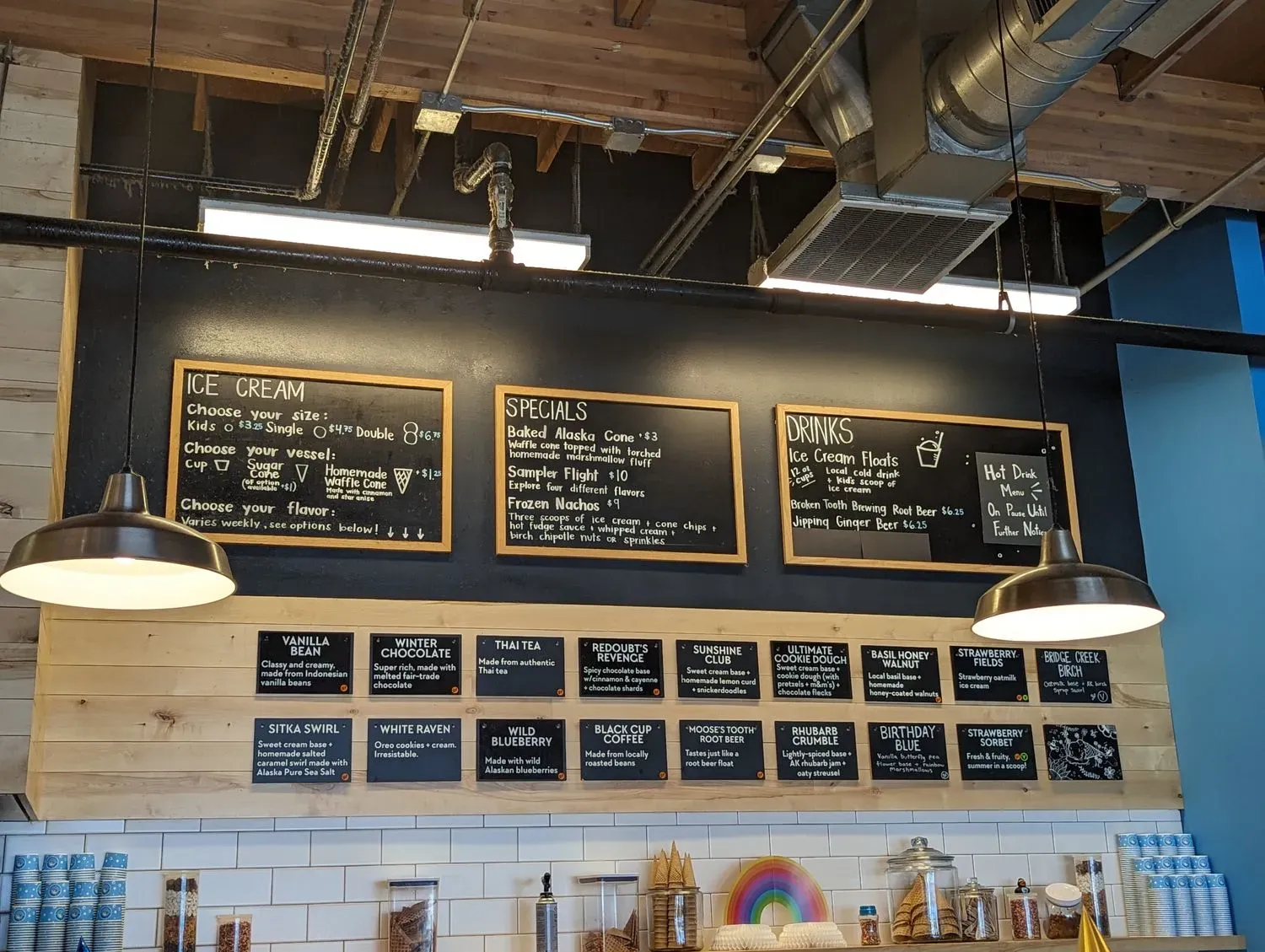 Wild Scoops Menu - Updated October 2025