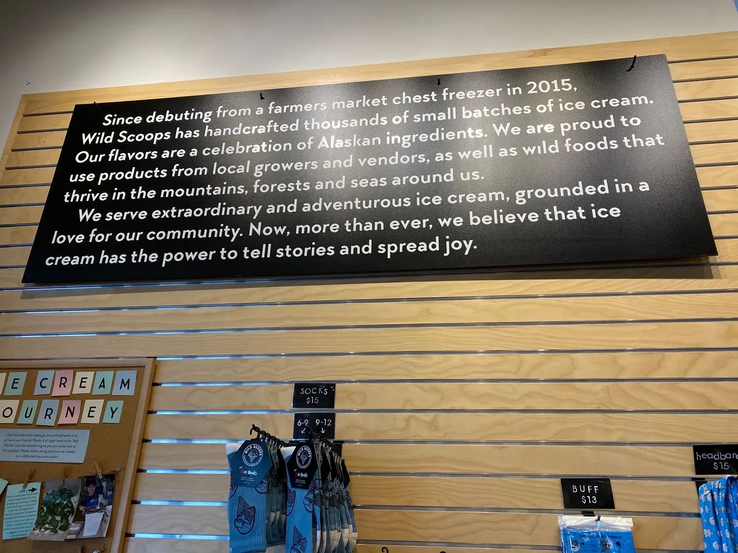 Wild Scoops Menu - Updated October 2025