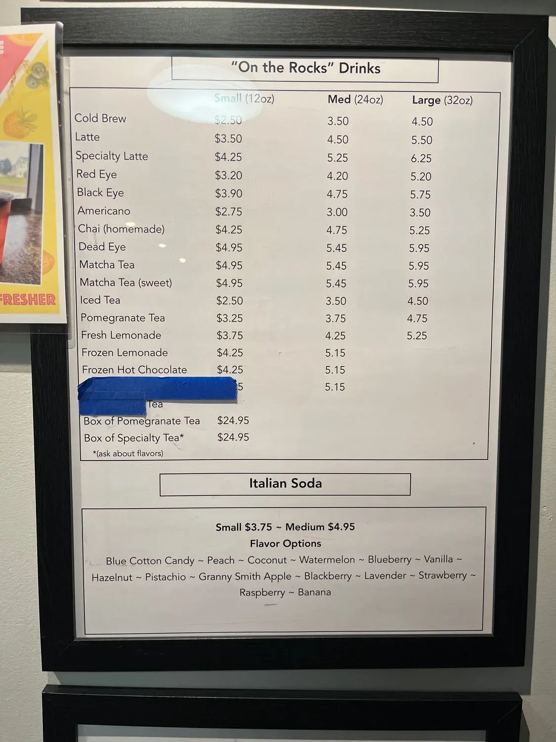 Sturbridge Coffee House Menu - Updated October 2025