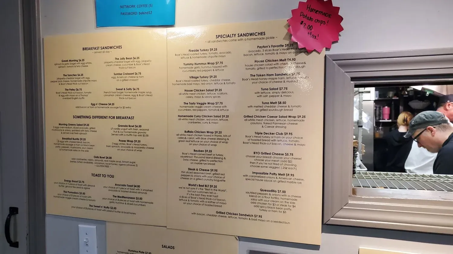 Sturbridge Coffee House Menu - Updated October 2025