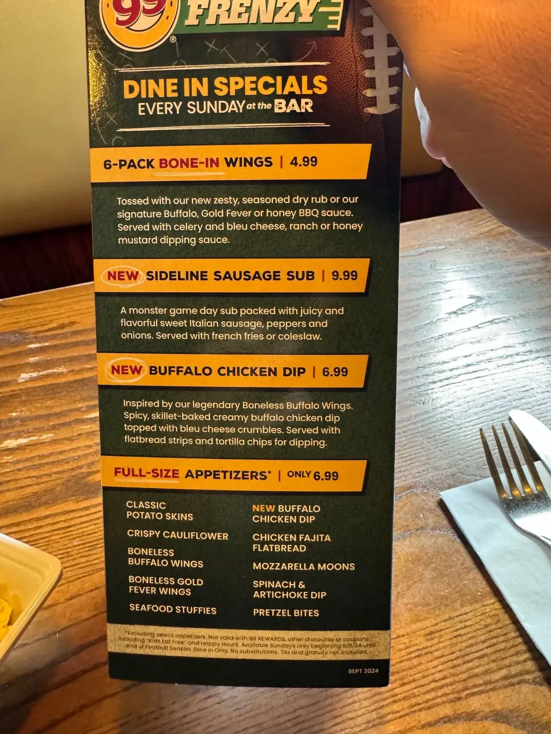 99 Restaurants Menu - Updated October 2025