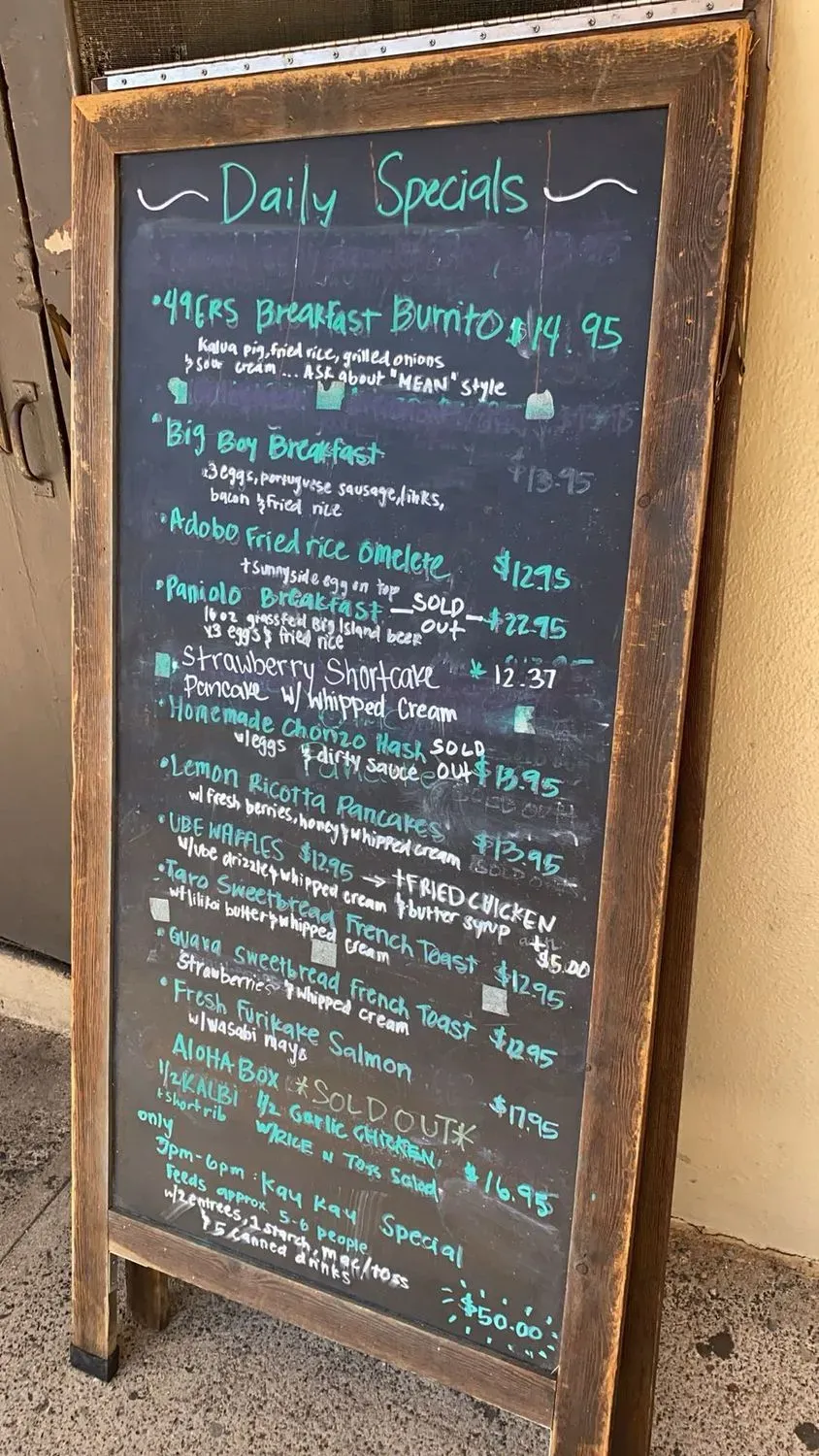 Forty Niner Restaurant Menu - Updated October 2025