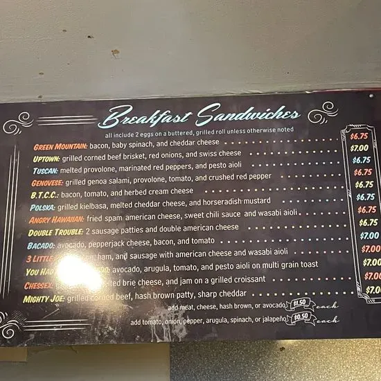 The Villager Menu | Chester, CT | Checkle