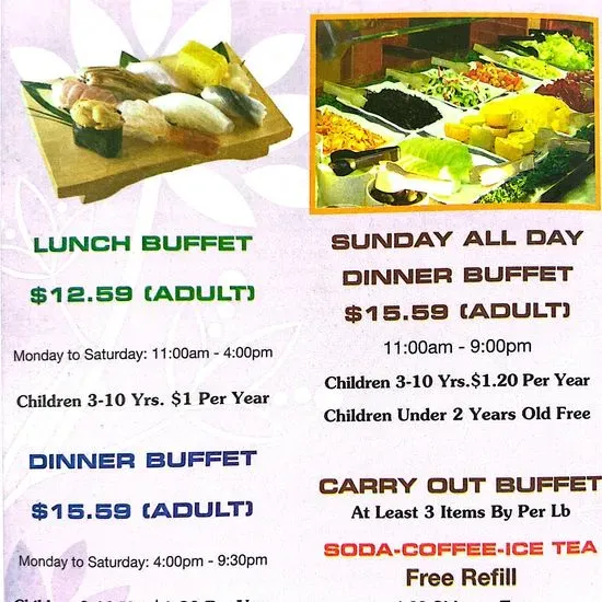Royal Buffet Menu | Willimantic, CT | Checkle