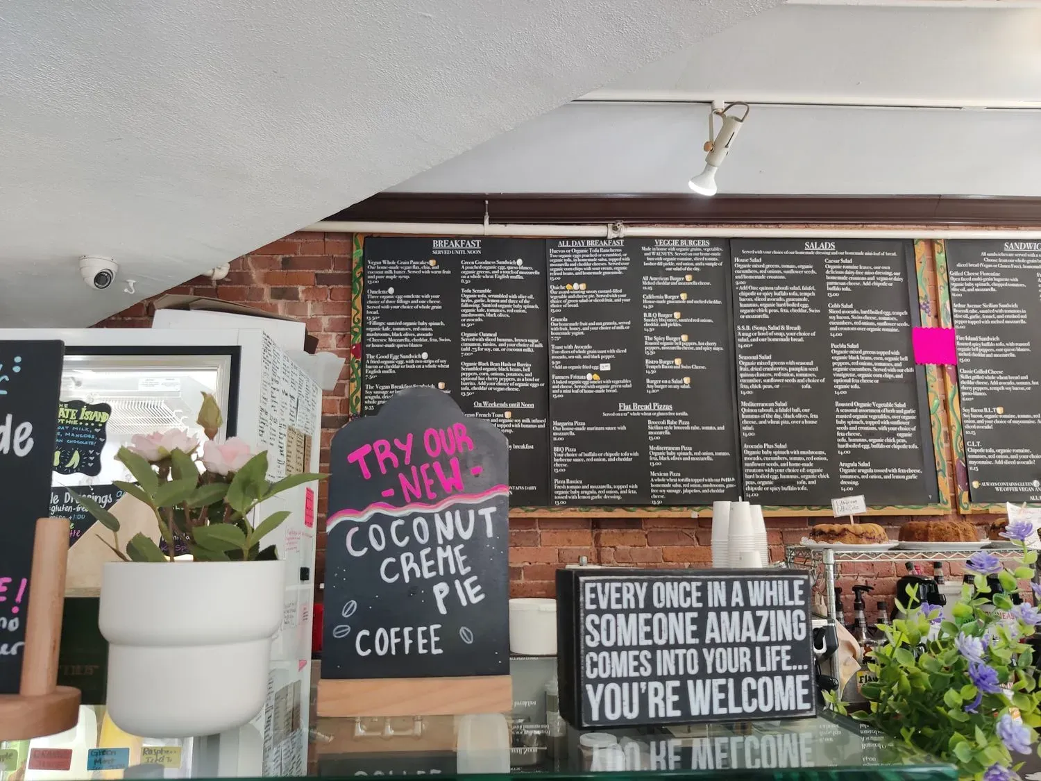 Claire's Corner Copia Menu - Updated October 2025