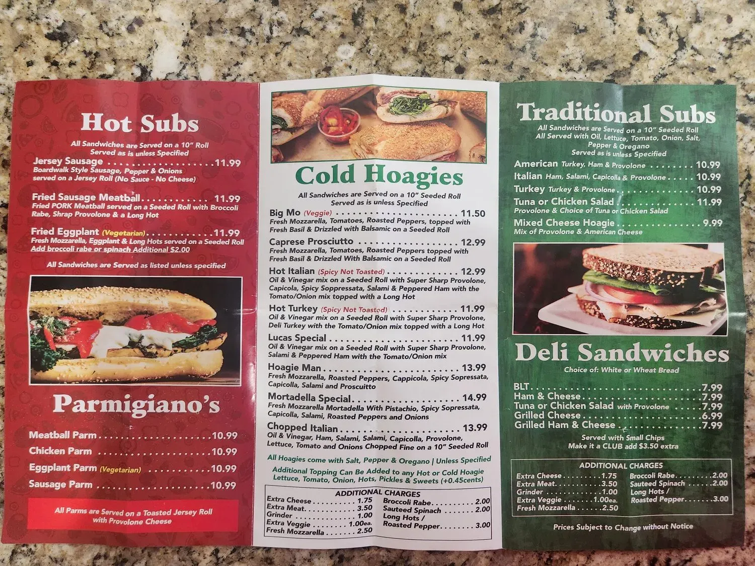 Sonny’s Italian Market and Deli Menu | Elkton, MD | Checkle