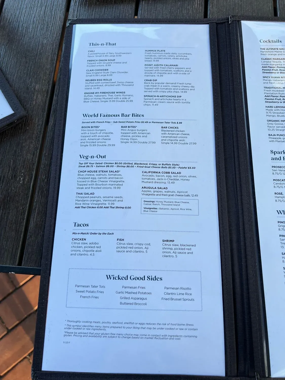 Wood-n-Tap - Farmington Menu - Updated October 2025