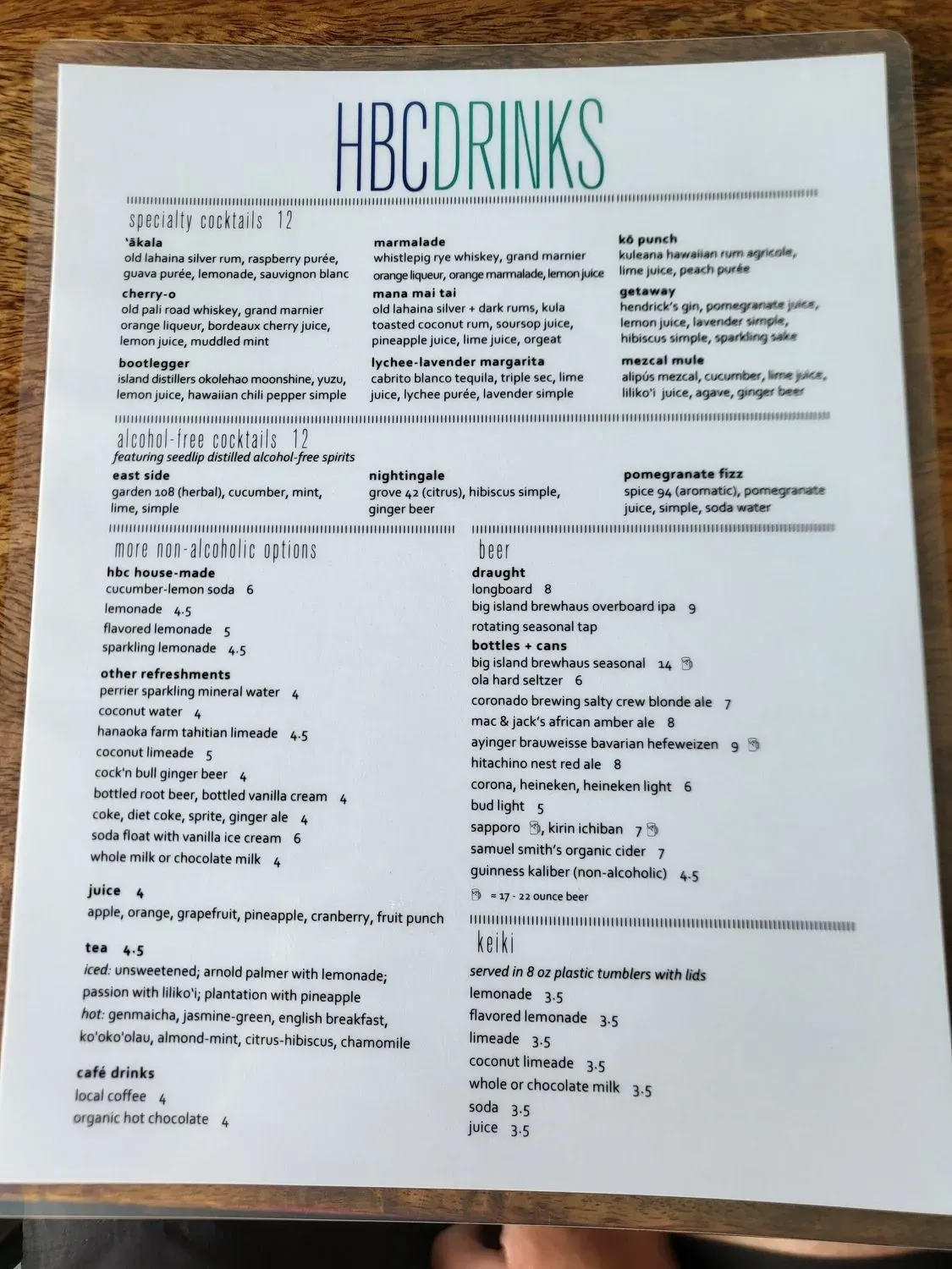 Hilo Bay Cafe Menu | Hilo, HI | Checkle