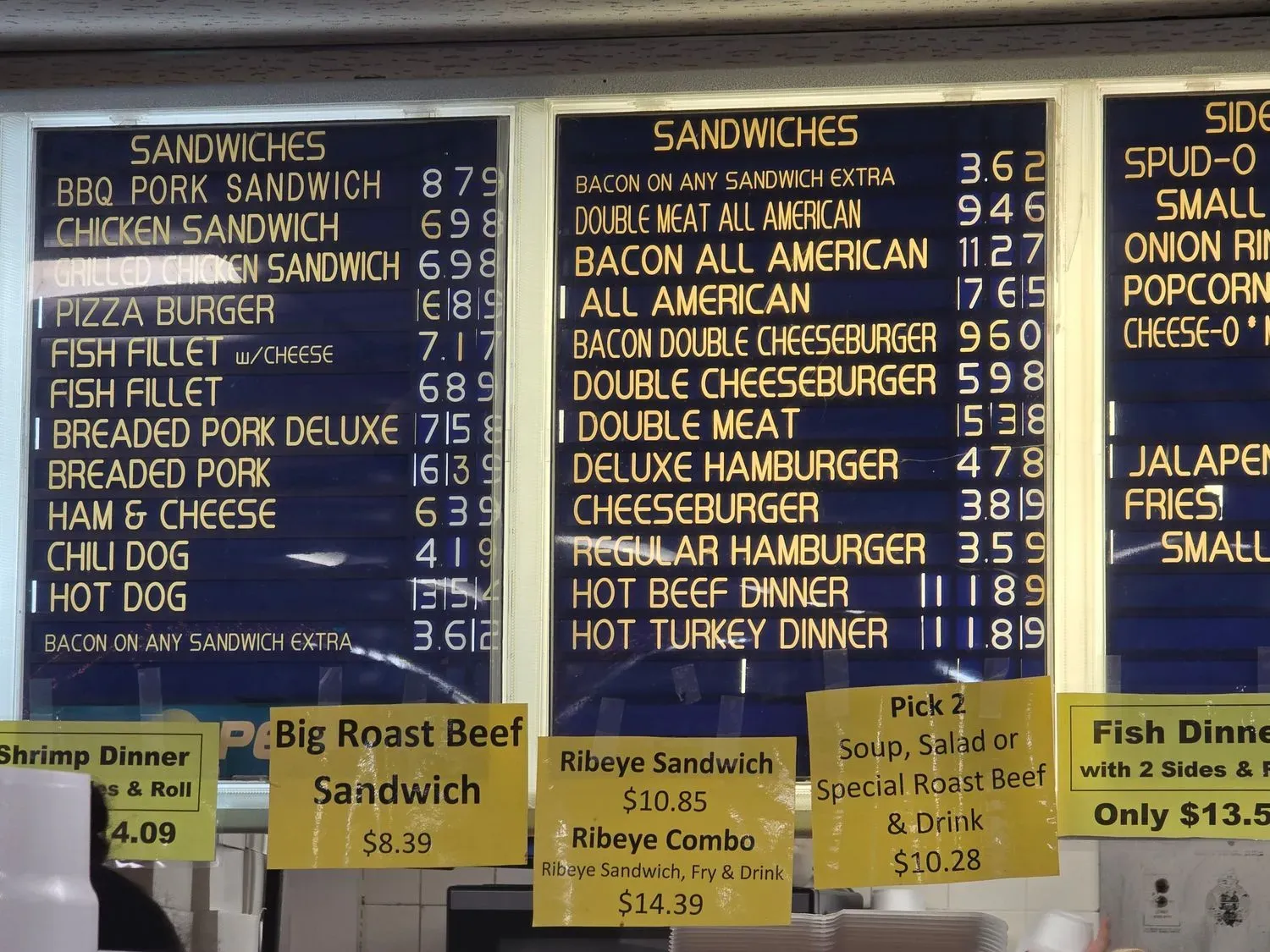Ja-Mar Drive In Restaurant Menu - Updated October 2025