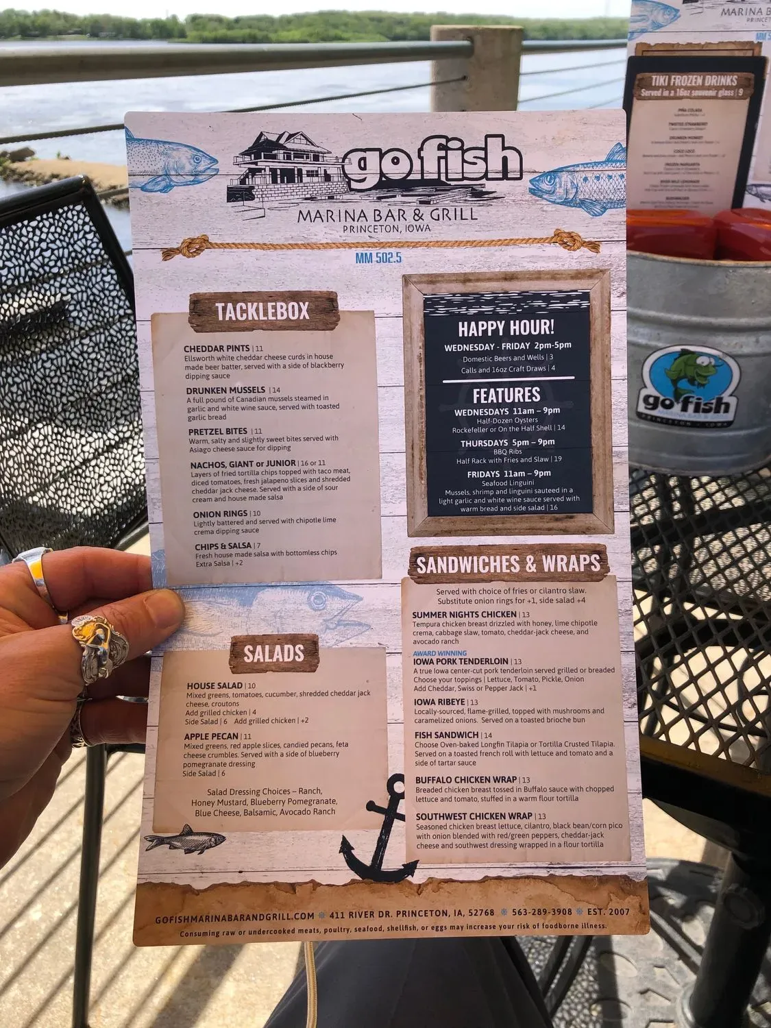Go Fish Marina Bar & Grill Menu - Updated October 2025