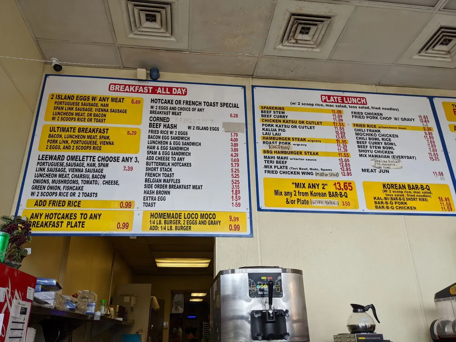 Leeward Drive-Inn Menu - Updated October 2025