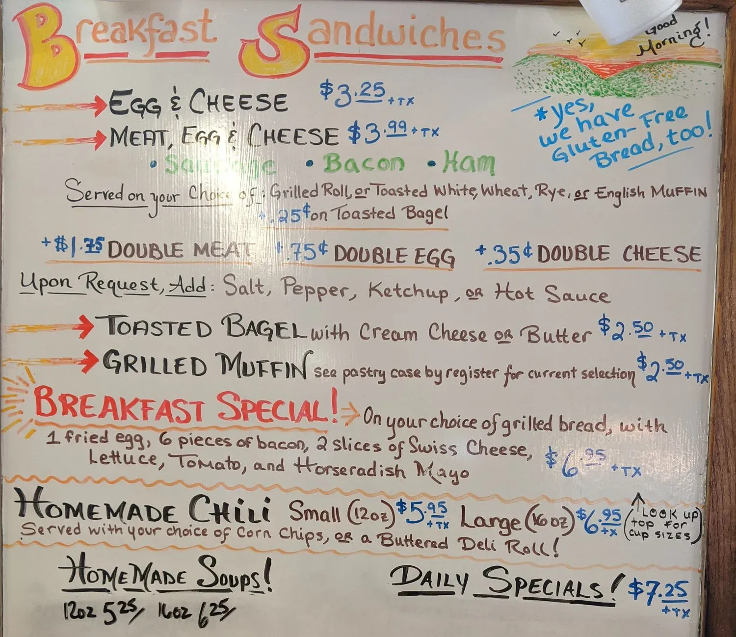 Riverton General Store Menu - Updated October 2025