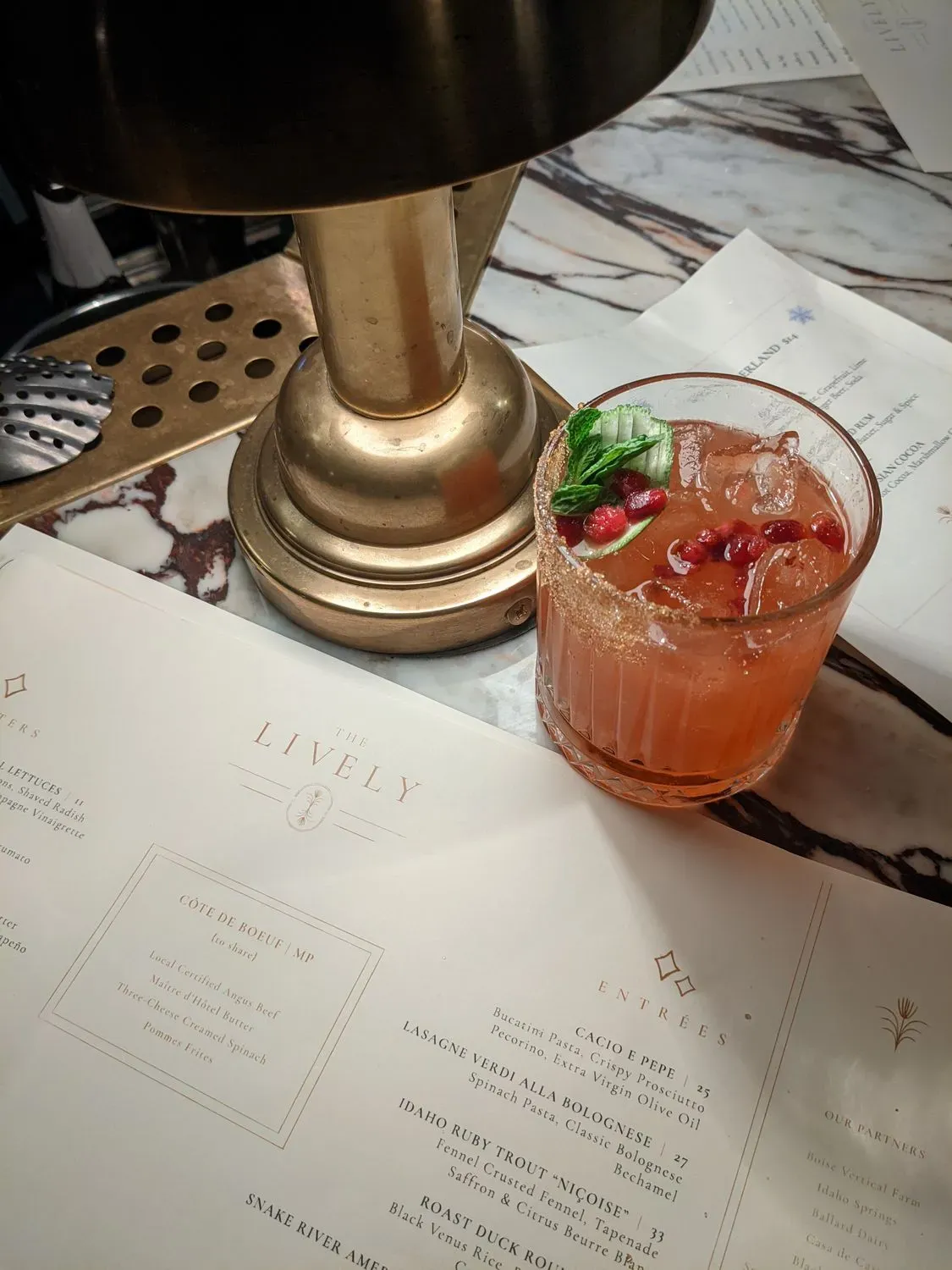 The Lively Menu - Updated October 2025