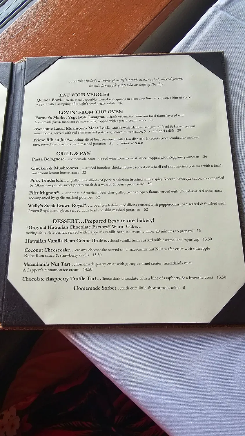 Hukilau Lanai Menu - Updated August 2025