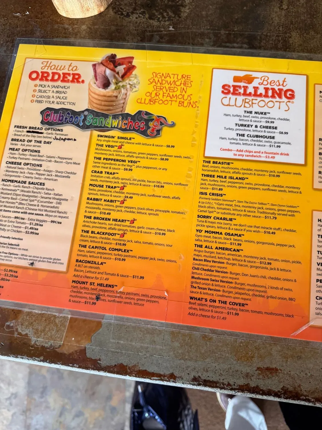 Staggering Ox Menu - Updated August 2025