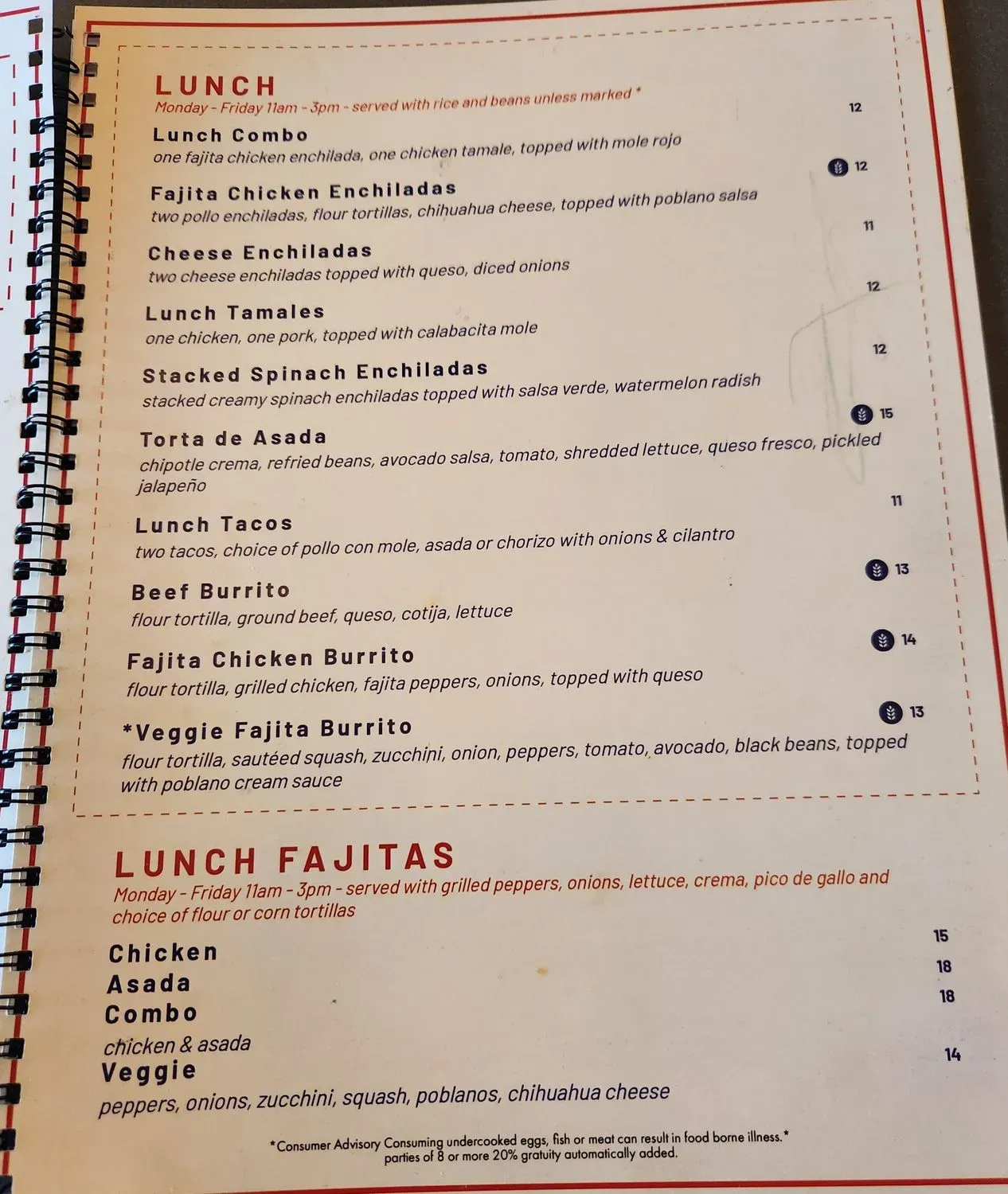 Holé Molé Menu - Updated October 2025