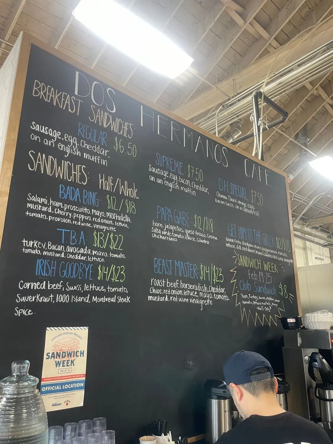 Dos Hermanos Cafe Menu - Updated October 2025