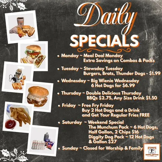 Stewarts Original Hot Dogs Menu | Huntington, WV | Checkle