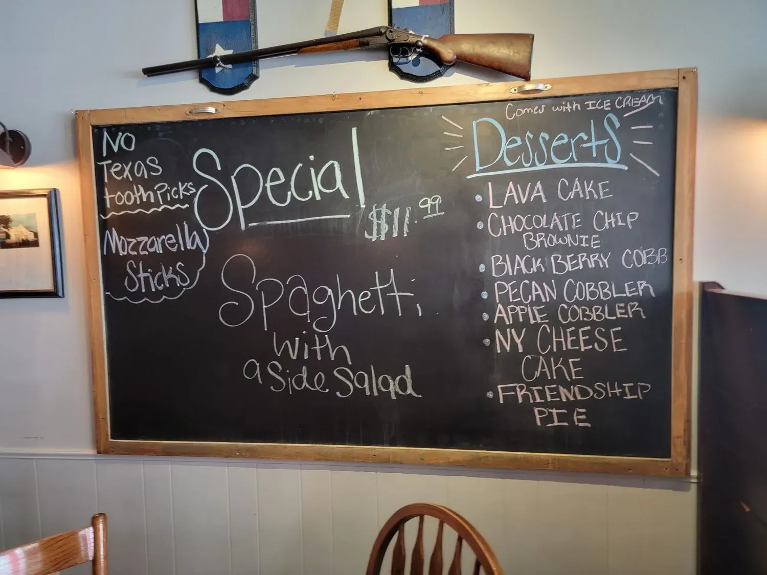 A LITTLE TASTE OF TEXAS Menu - Updated October 2025
