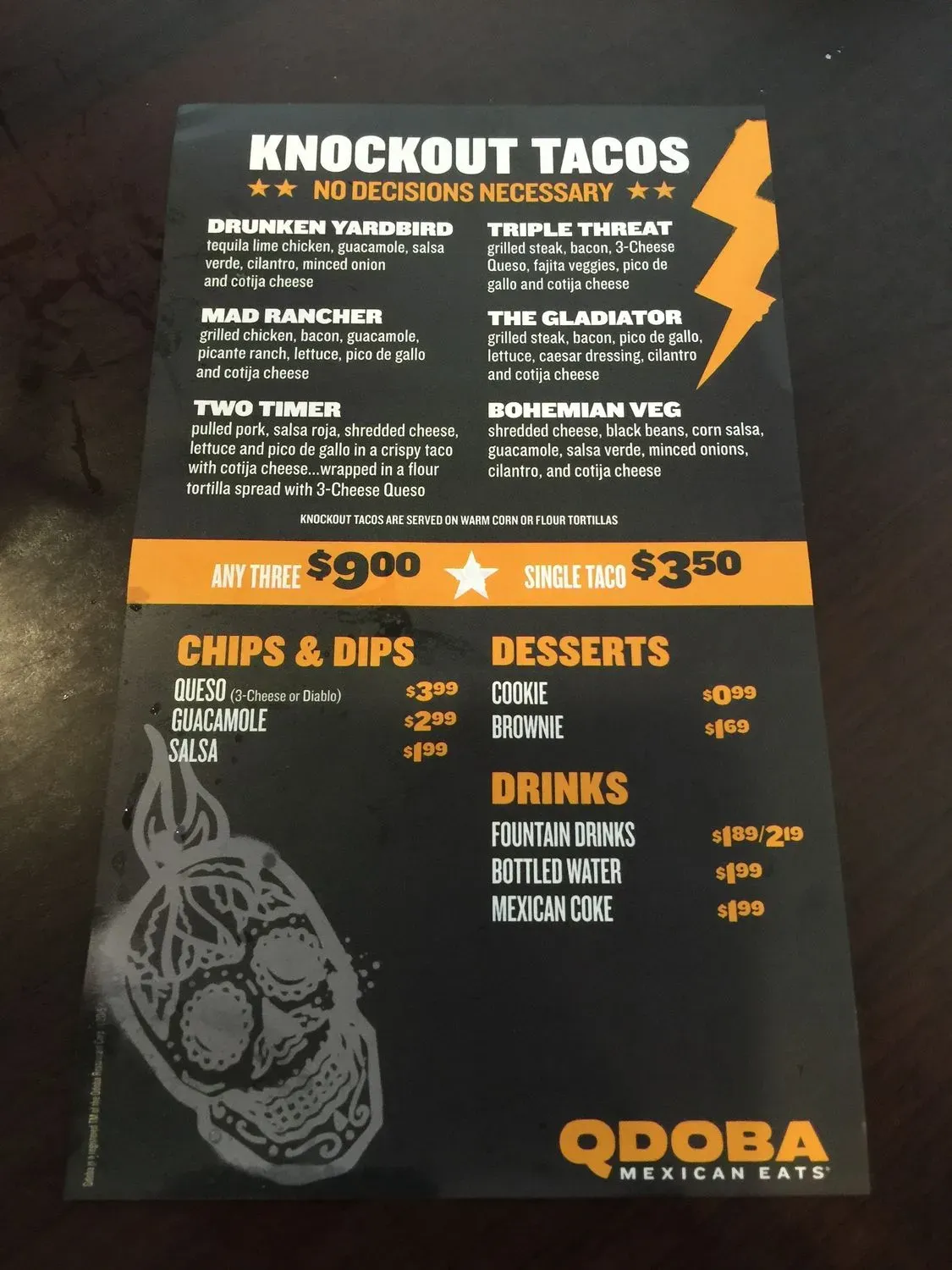 QDOBA Mexican Eats Menu - Updated October 2025